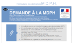 Demande MDPH en ligne - Nouveau dossier ou renouvellement