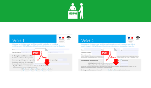 Compte rendu MDPH - Bilan auditif et ophtalmologique Compte rendu MDPH - Bilan auditif et ophtalmologique